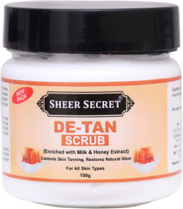 Sheer Secret Detan Scrub for all skin type Scrub - Price in India, Buy ...