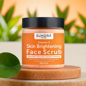 sundra Vitamin C Scrub for Skin Brightening and Hyperpigmentation | For ...