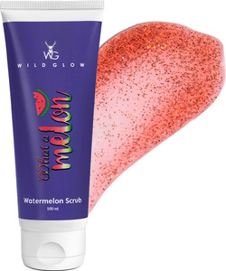 WILDGLOW Watermelon Scrub, Face Scrub with Deep hydration, Removes dead ...