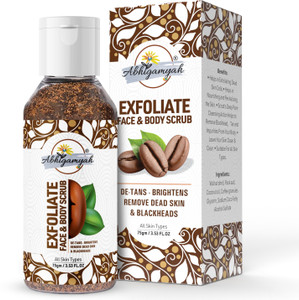 ABHIGAMYAH Exofoliate Face & Body Scrub For Skin,Exfoliate Knees,Elbows ...