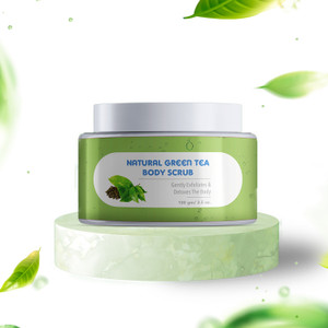 The Moms Co. Natural Green Tea Body Scrub I Gentle Exfoliation & Detox ...