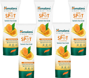 HIMALAYA DARK SPOT CL TURMERIC FACE SCRUB 50G ( Pack of 5 ) Scrub ...