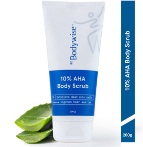 Be Bodywise 10% AHA Body Scrub |10% Lactic Acid, Oat Extract ...