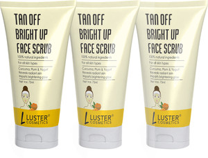 Luster Cosmetics Tan Off Bright Up Face Scrub | Reveals Radiant Skin ...