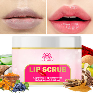 INTIMIFY Lip Scrub For Pigmentation, Lip Scrub For Dark Lips, Lip Scrub ...