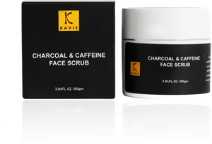 Kavie Charcoal & Caffeine Face Scrub: Reveal Radiant Skin and ...