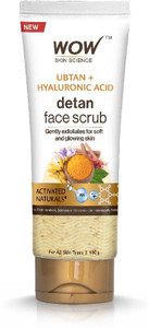 WOW SKIN SCIENCE Ubtan Detan Face Scrub | Gently Exfoliates | Removes ...