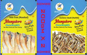 zmz Mangalore Karavali DRY FISH COMBO SOLE FISH/ MANTHAL 200gm AND ...