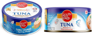 Golden Prize Tuna Chunk in Springwater x6 unit & Tuna Spread In ...