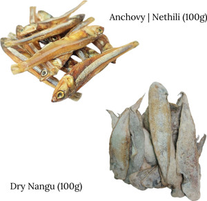 AL-HAQQ Anchovy (100 grams) and Nangu (100 grams) Clean Price in India ...