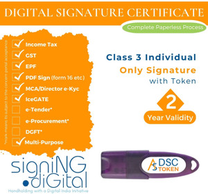 SIGNING DIGITAL Class 3 Individual Signature with 2 Year Validity ...