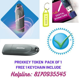 PROXKEY TOKEN PACK OF 1 FREE 1 NOS KEYCHAIN INCLUDE Price in India ...