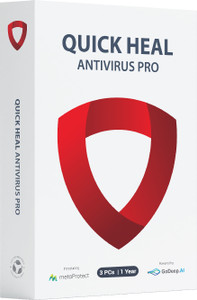 QUICK HEAL Anti-virus 3 User 1 Year - Buy QUICK HEAL Anti-virus 3 User ...