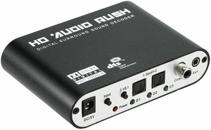 Digitara HD Audio Rush Dual Optical 5.1 Audio Digital Sound Decoder ...