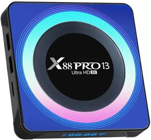 Omex X88 PRO 13. Android Wifi BT 5.0 dual band Wi-Fi Smart Box 4GB 64GB ...