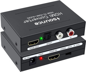 sounce HDMI Audio Extractor Splitter To SPDIF, HDMI Video Adapter ...