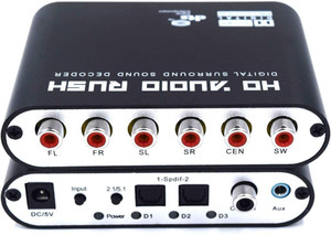 1Goal 5.1 CH audio decode RCA Optical digital Amplifier Analog ...