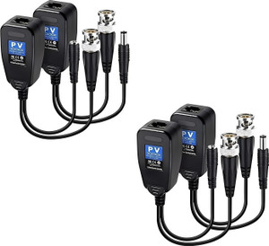 coolcold Video Balun |8MP (Pack of 2), Passive BNC DC to RJ45 Network ...
