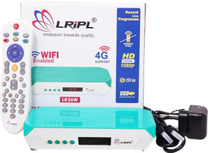 LRIPL HD MPEG-4 DD Free Set Top Box | USB & HDMI Port | Inbuilt Wifi ...