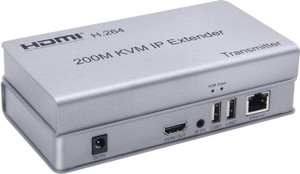 1Goal 200M HDMI KVM IP Extender, Over IP RJ45 Ethernet CAT6 6A ...