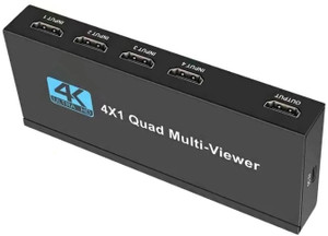 atdaraz HDMI 4x1 MultiViewer Switcher Quad Screen Splitter for Home ...