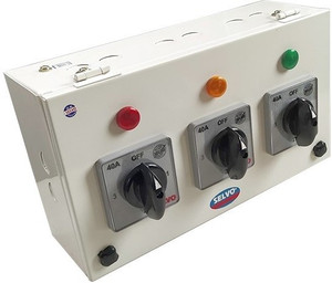Selvo 40A Three Phase Neutral (TPN) Phase Selector Enclosure (Rotary ...