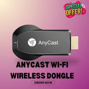 GUGGU AnyCast Wi-Fi Wireless Display Dongle Wireless HDMI Screen ...