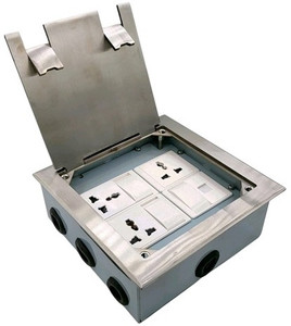 techut 10M Electrical floor box/stanless steel floor box ega box flush ...