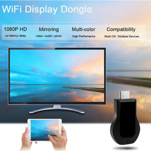 Clairbell QPM-4K HD Wireless HDMI Display Adapter Anycast WiFi Miracast ...