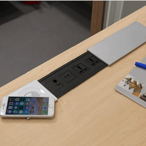 techut slide out with Wireless Charger 10WATT+2Universal Power,2USB ...