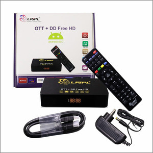 LRIPL OTT + S2 DD Free Dish Smart Hybrid Box based on Android 11| 2GB ...