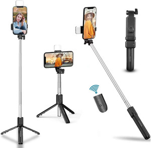Kratos Selfie Stick with Light, Multi Purpose Selfie Stand, Selfie ...
