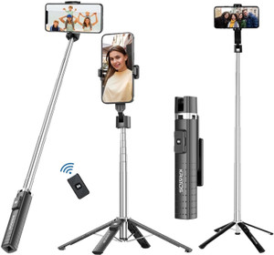 Kratos Bluetooth Selfie Stick Tripod | Quadrapod Design | 102cm ...