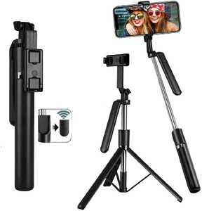 CROWNVIZ Super Long Selfie Stick Tripod All in One Professional 1700mm ...