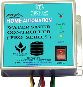 TECHTAY FULLY AUTOMATIC WATER LEVEL CONTROLLER Wired Sensor Security ...