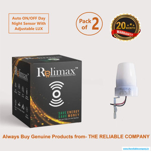 Relimax DAY NIGHT AUTO ON OFF LDR PHOTOCELL WATER PROOF ELECTRIC SWITCH ...