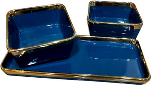 Lemon Tree Ceramic Nuts, Snacks Serveware Set, Snacks Serving Bowl ...