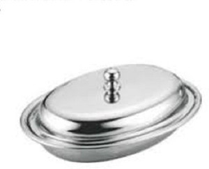 GAFFEL Stainless Steel Oval Entree Dish with Lid for Serving/Serving ...