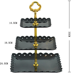 BNF 3 Tier Cupcake Stand Pastry Serving Platter Snack Rack For Home ...