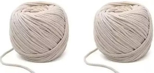 HBS Cotton Piping Thread Dori (Pack of 2 Bundles) Off White Color ...