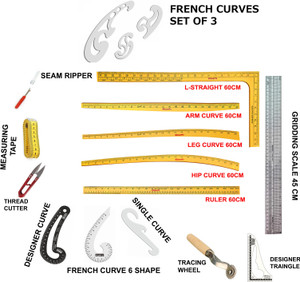 Kitoarts Wooden Tailoring Scales Set,Tailoring Accessories,Tailoring ...