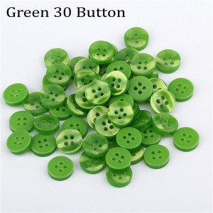 Crafts Haveli Resin Button 4 Hole for Tailoring Material Green 30 ...