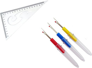 Crafts Haveli Tailoring Combo 2 Items L Curve Scale & Seam Ripper-3 ...