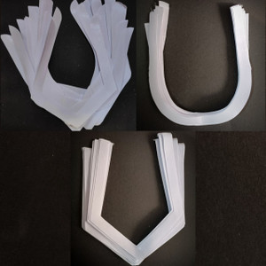 Clezaro 3in1 Bukram neck combo (18+18+18) Bukram neck design Plain ...