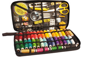 CHILLAXPLUS 217 pcs Sewing kit box, Sui dhaga box, Stitching Kit ...