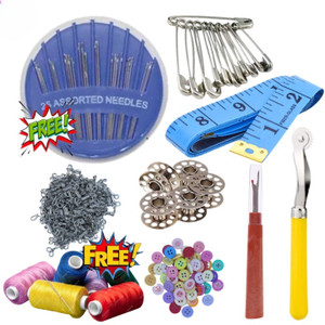 DECRONICS 89 PCS Needle and Thread Box | Sui Dhaga Kit |Stitching ...