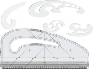 Artonezt Tailoring Tools – Pattern Curve + French Curve Scale (Set of 3 ...