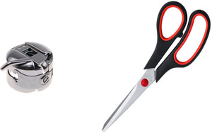 Crafts Haveli Tailoring Combo 2 Items Bobbin Case & Scissor Sewing Kit ...