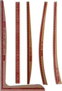 Artonezt Fashion Designing Scale Hard Plastic Scale Set of 5 Sewing Kit ...