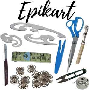 epikart Tailoring Materials Curve 3, Bobbin, Trimmer, Scissor, Tracing ...